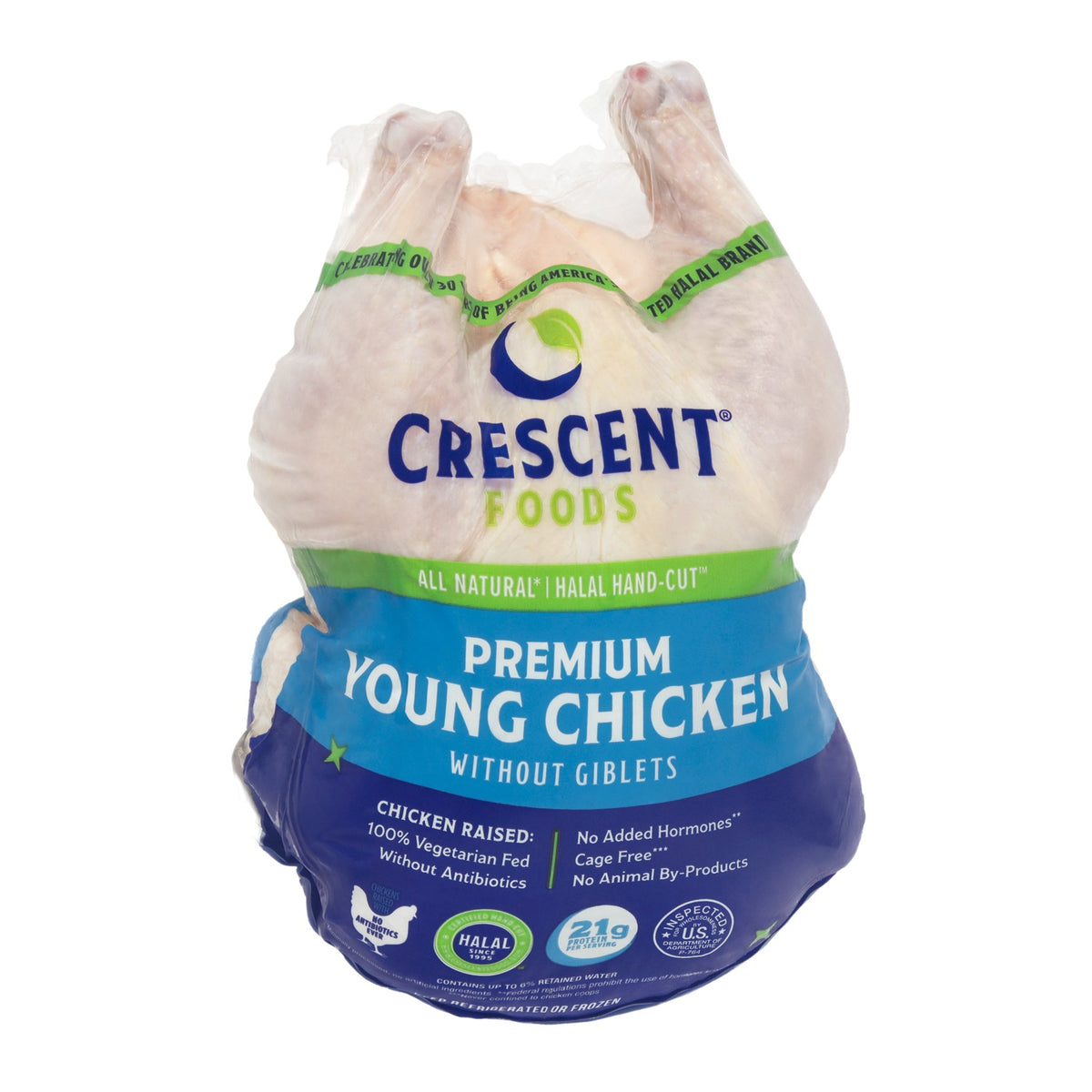 Crescent Foods All Natural Whole Chicken | Home Halal Meat Delivery