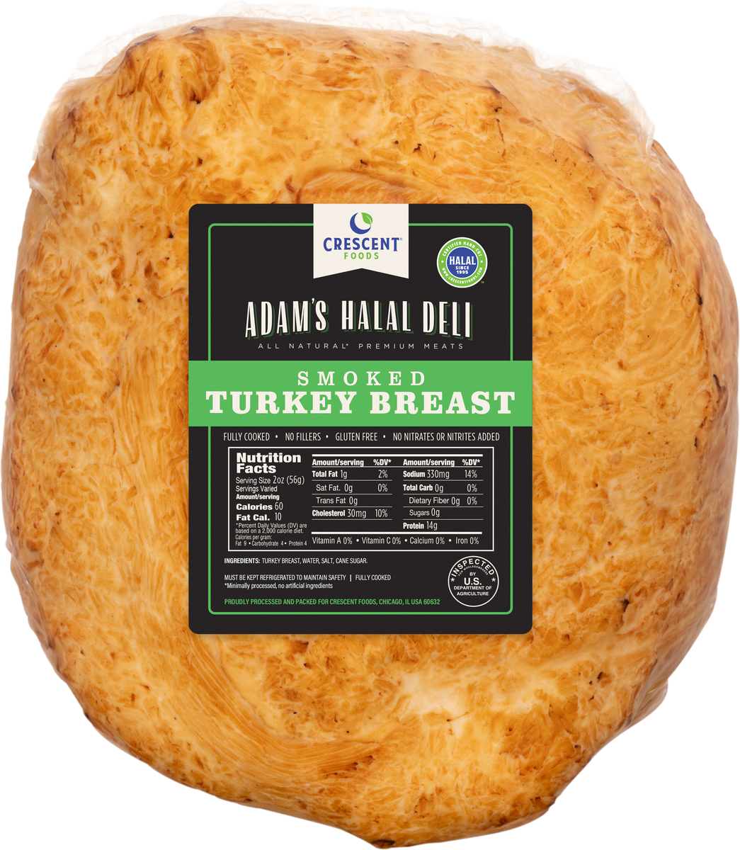 Adam's Halal Deli Smoked Turkey Breast – Crescent Foods